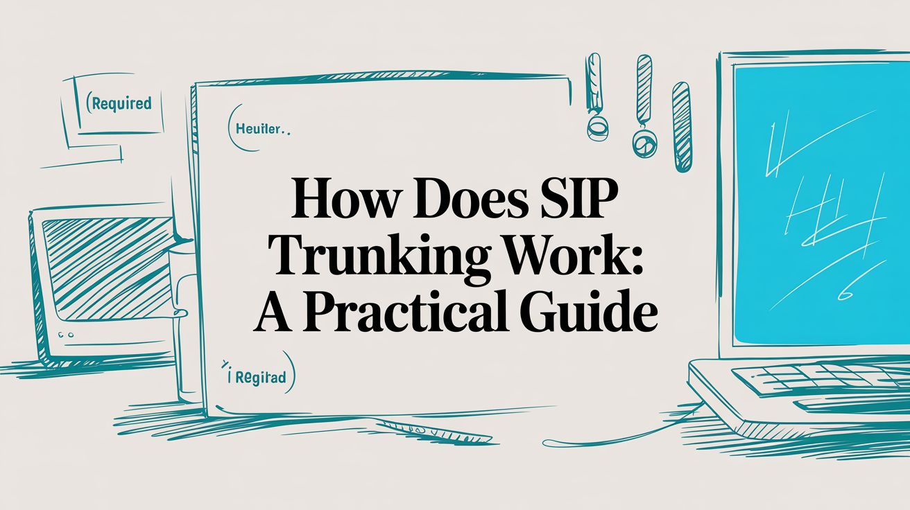 How Does SIP Trunking Work: A Technical Guide for IT Professionals